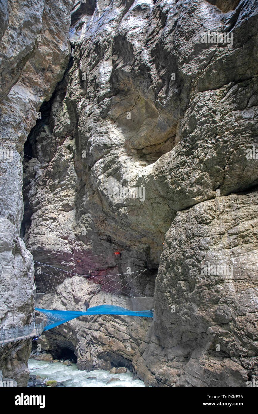The 'Spider Web' net in Glacier Canyon Stock Photo - Alamy