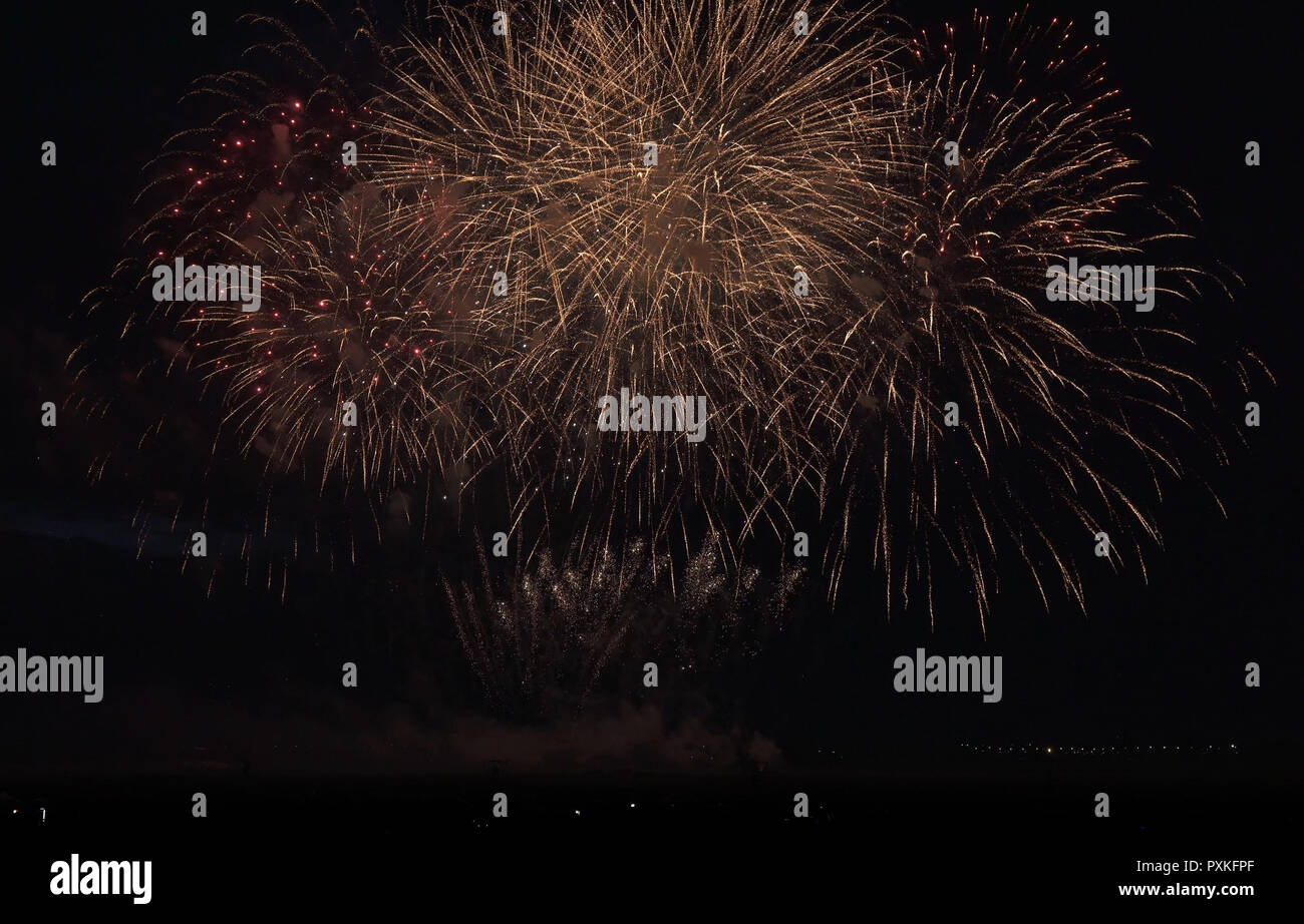 Animation fireworks stars on black hi-res stock photography and images ...