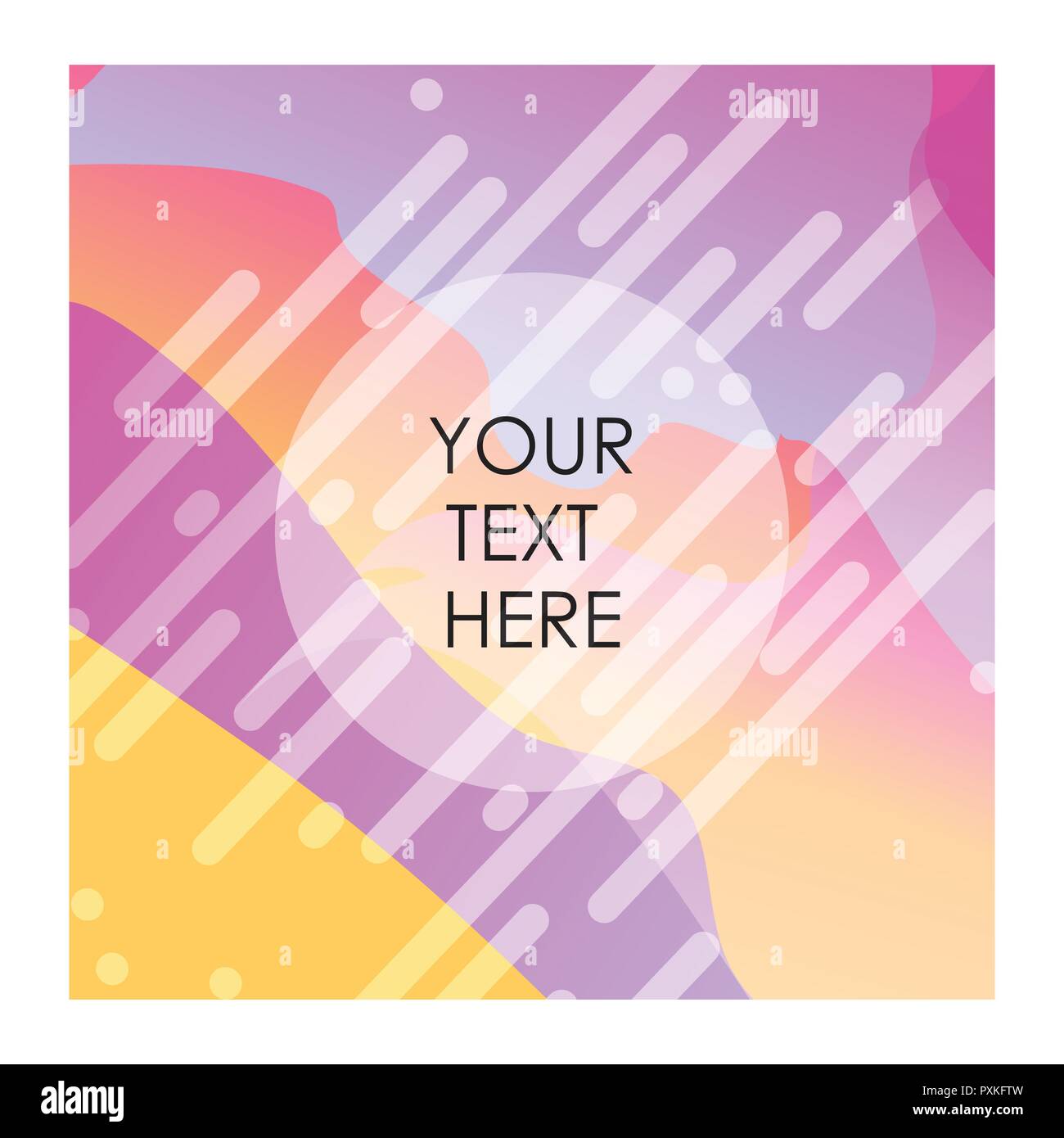 Colorful background with typography design vector Stock Vector Image ...