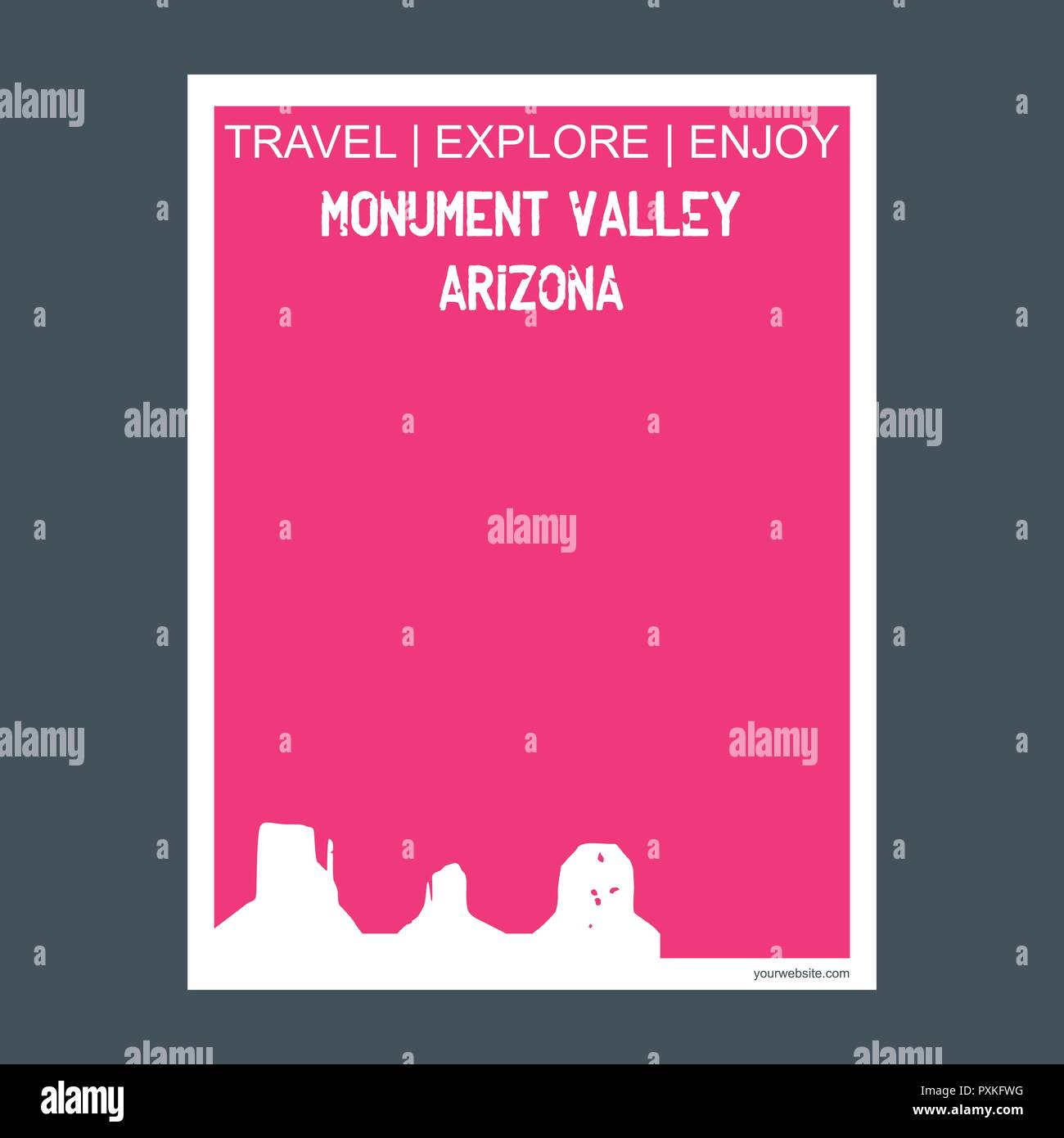Monument valley map Stock Vector Images - Alamy