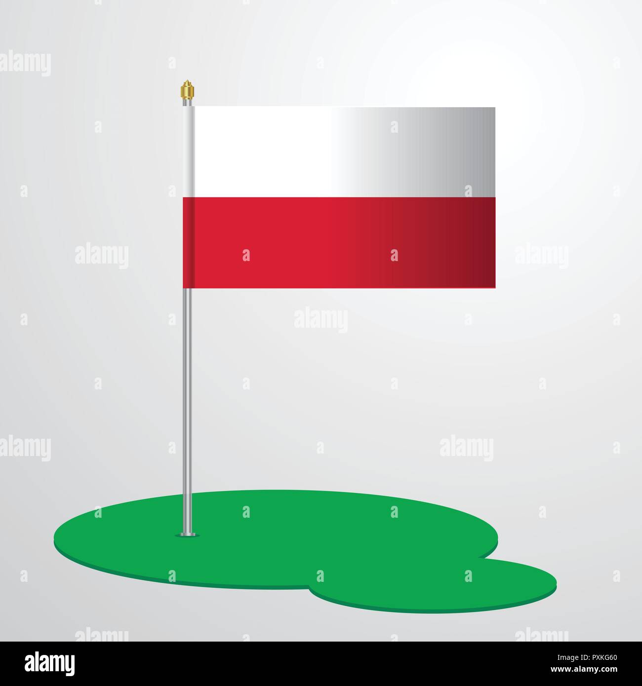 Vector flag pol hi-res stock photography and images - Alamy