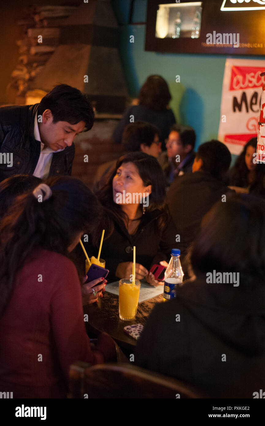Woman inside pub hi-res stock photography and images - Alamy