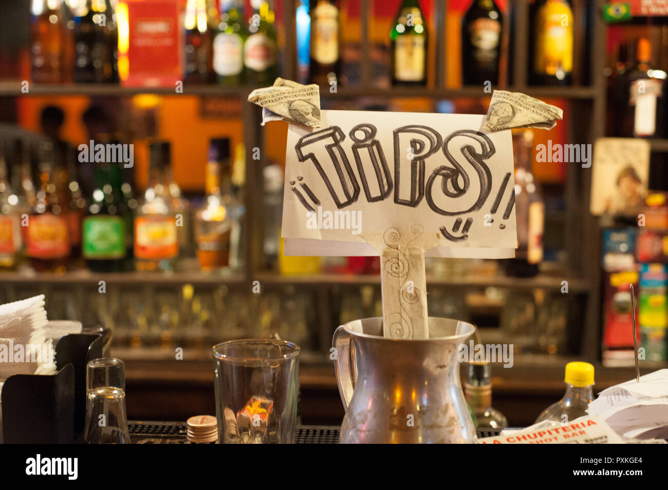 Inside the Indigo bar Stock Photo - Alamy