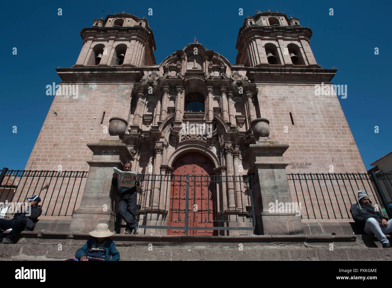 Church of San Pedro Stock Photo - Alamy