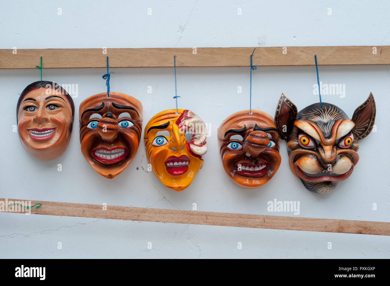 Typical local masks Stock Photo - Alamy