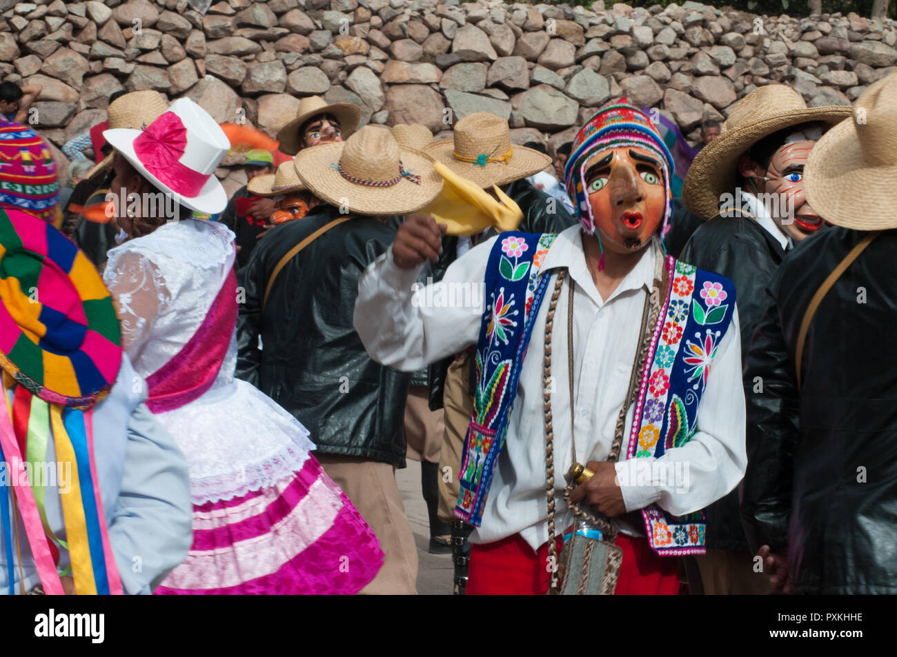 At the patron Feast of Urubamba Stock Photo - Alamy