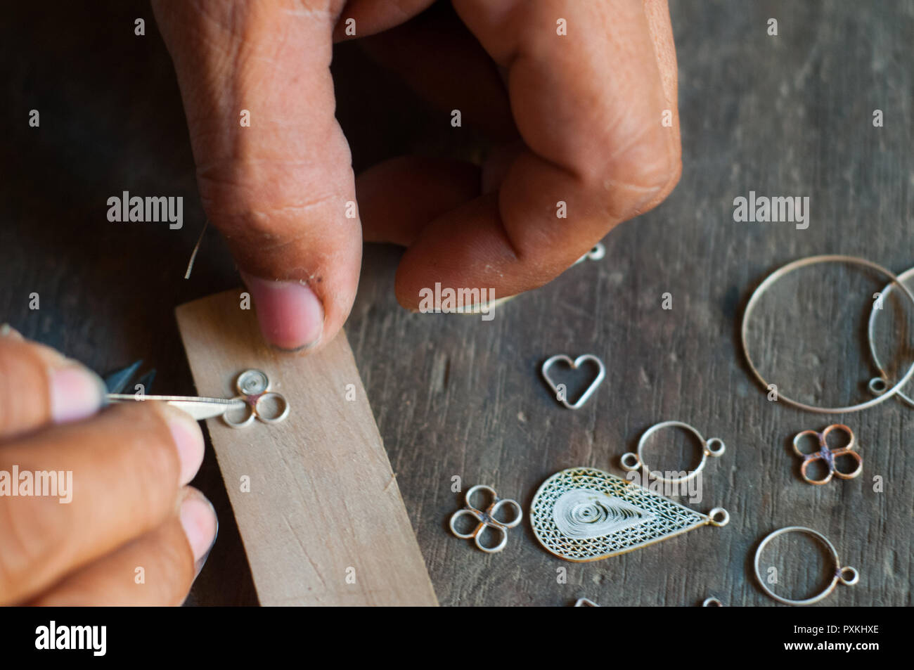 Silver filigree work hi-res stock photography and images - Alamy