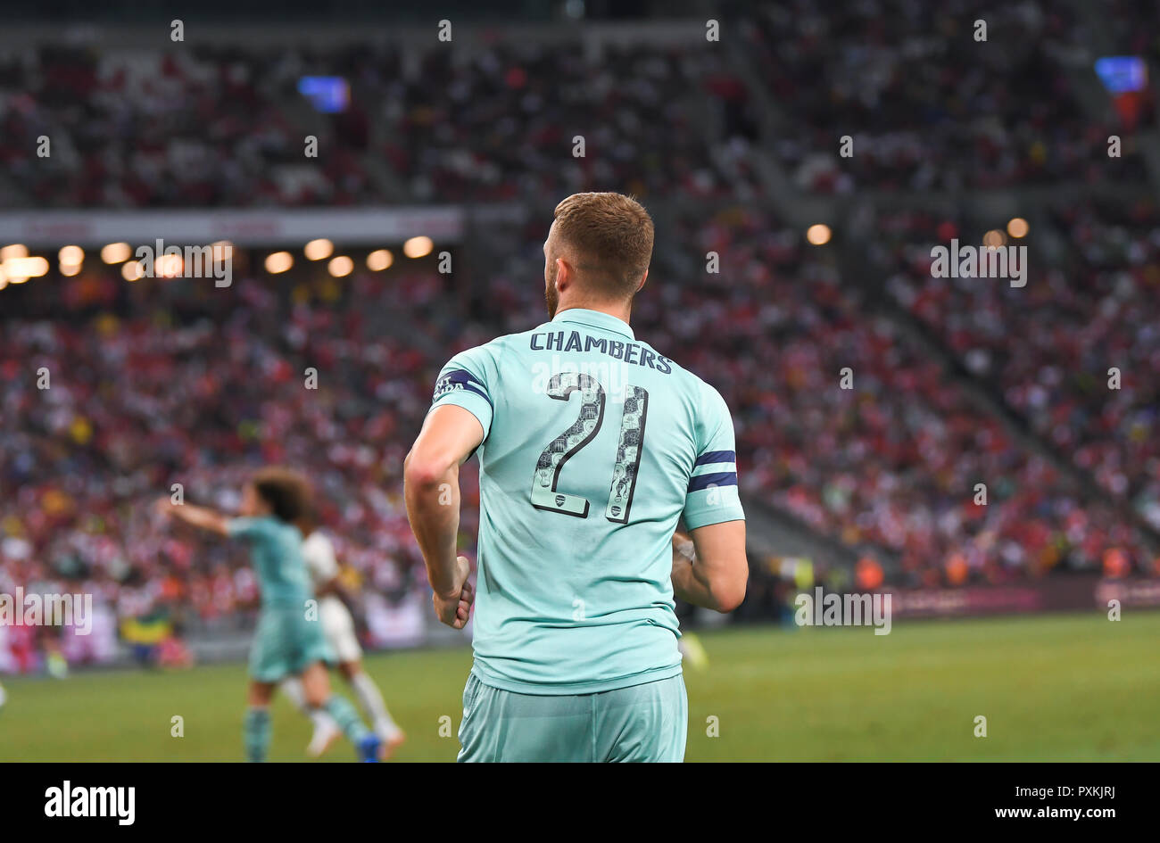 Kallang-Singapore-28Jul2018:Calum chambers #21 Player of arsenal in action during icc2018 ...