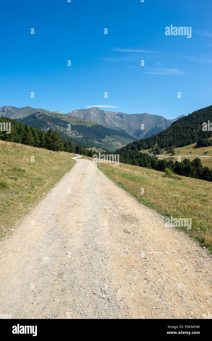Road to Montgarri in the valley of Aran, Spain Stock Photo - Alamy