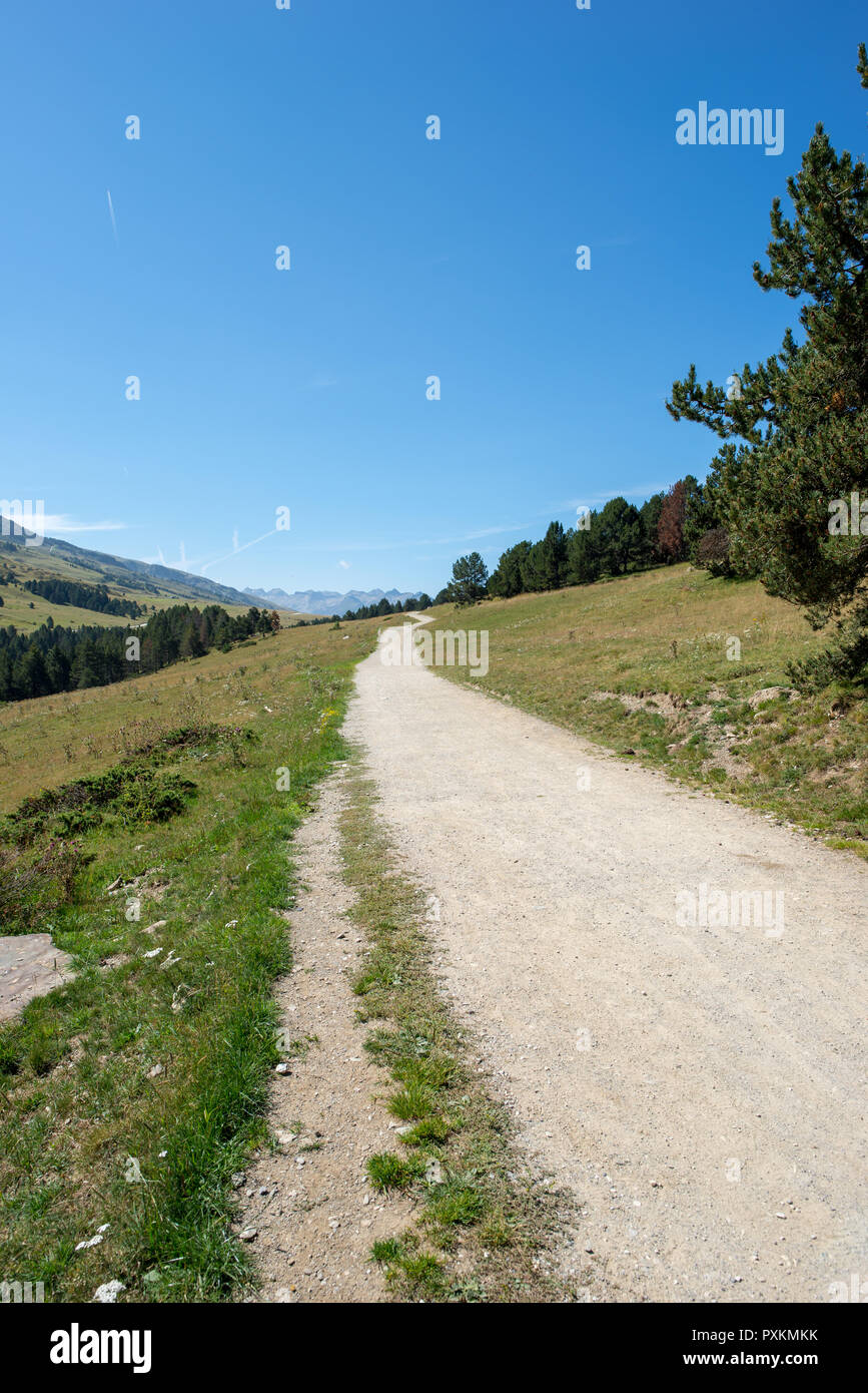 Road to Montgarri in the valley of Aran, Spain Stock Photo - Alamy