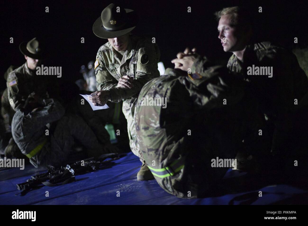 Staff Sgt. Colby Ford, a drill sergeant with A Company 1-354 Training ...