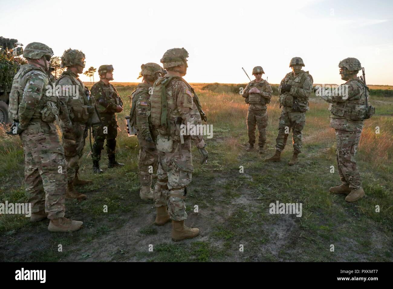 U.S. Army Col. Patrick Ellis, Commander, 2nd Cavalry Regiment (Far ...