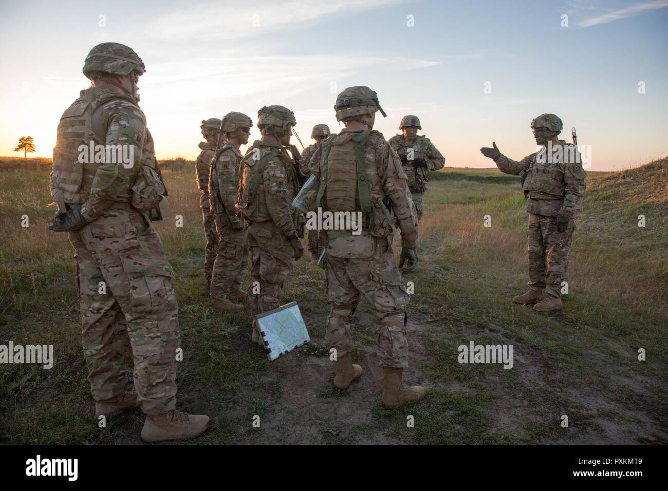 U.S. Army Col. Patrick Ellis, Commander, 2nd Cavalry Regiment (Far ...