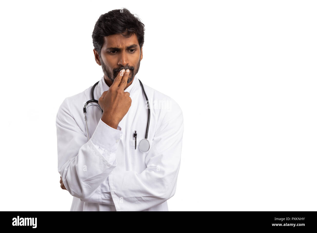 Indian man doctor hi-res stock photography and images - Alamy