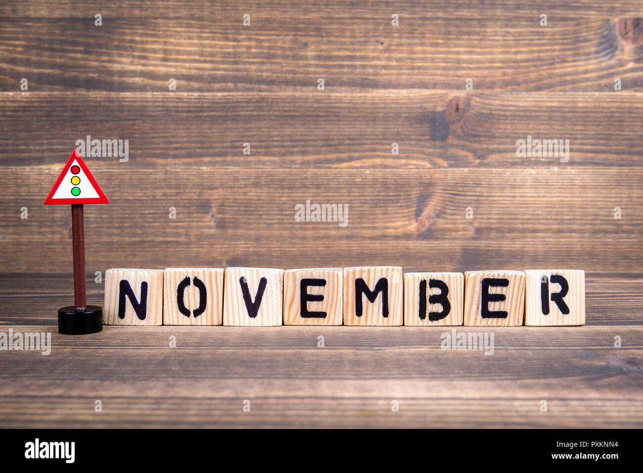 Happy thanksgiving wooden letters autumn hi-res stock photography and ...