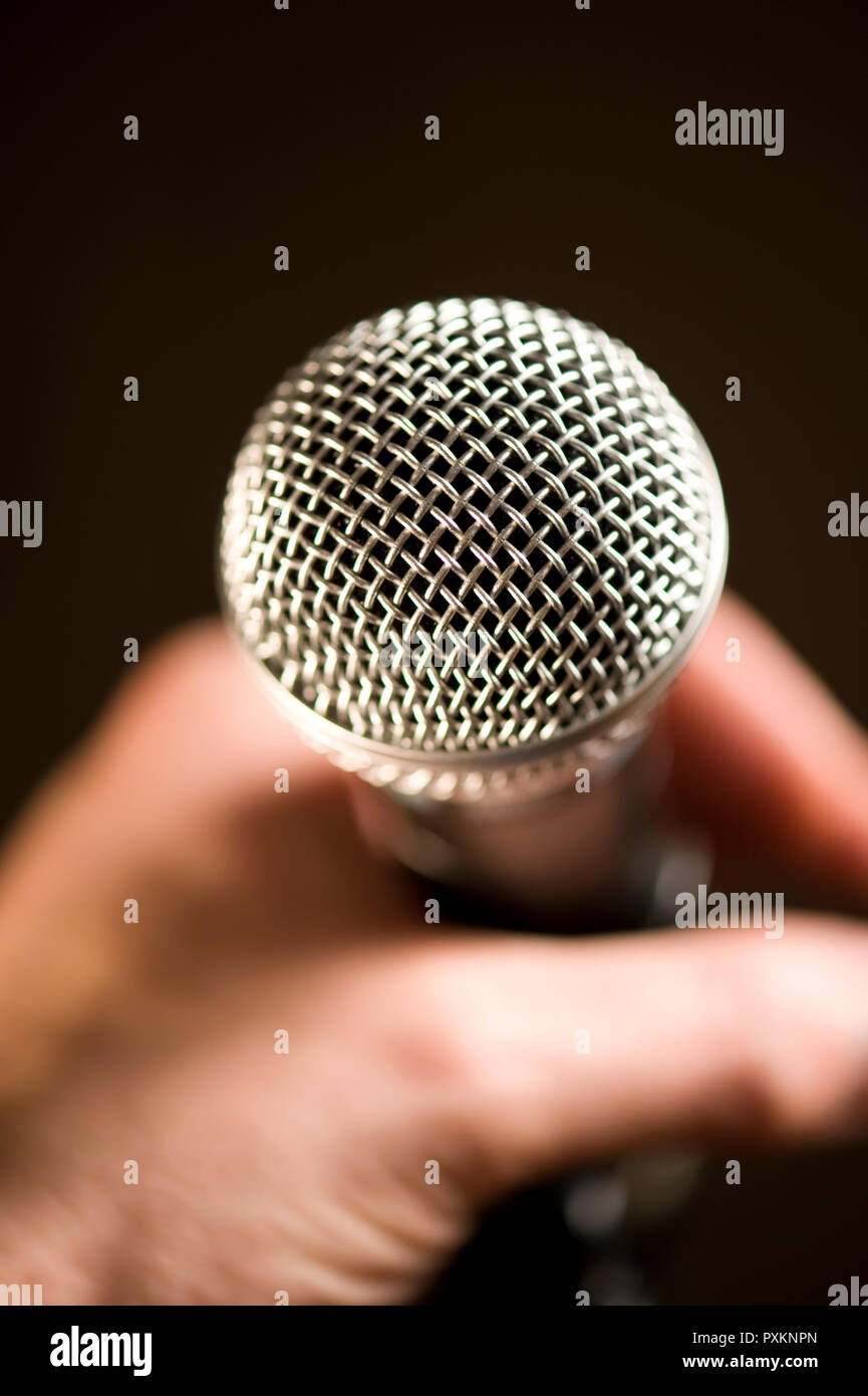 Black speaker audience microphone hi-res stock photography and images ...