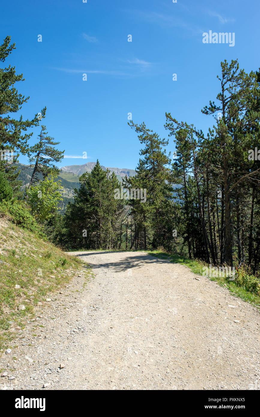 Road to Montgarri in the valley of Aran, Spain Stock Photo - Alamy