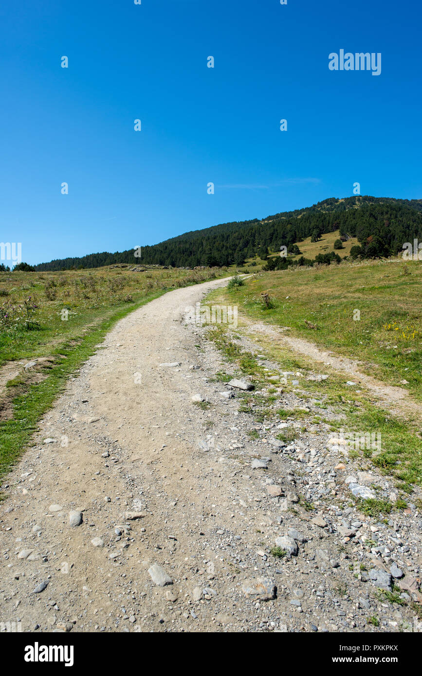 Road to Montgarri in the valley of Aran, Spain Stock Photo - Alamy