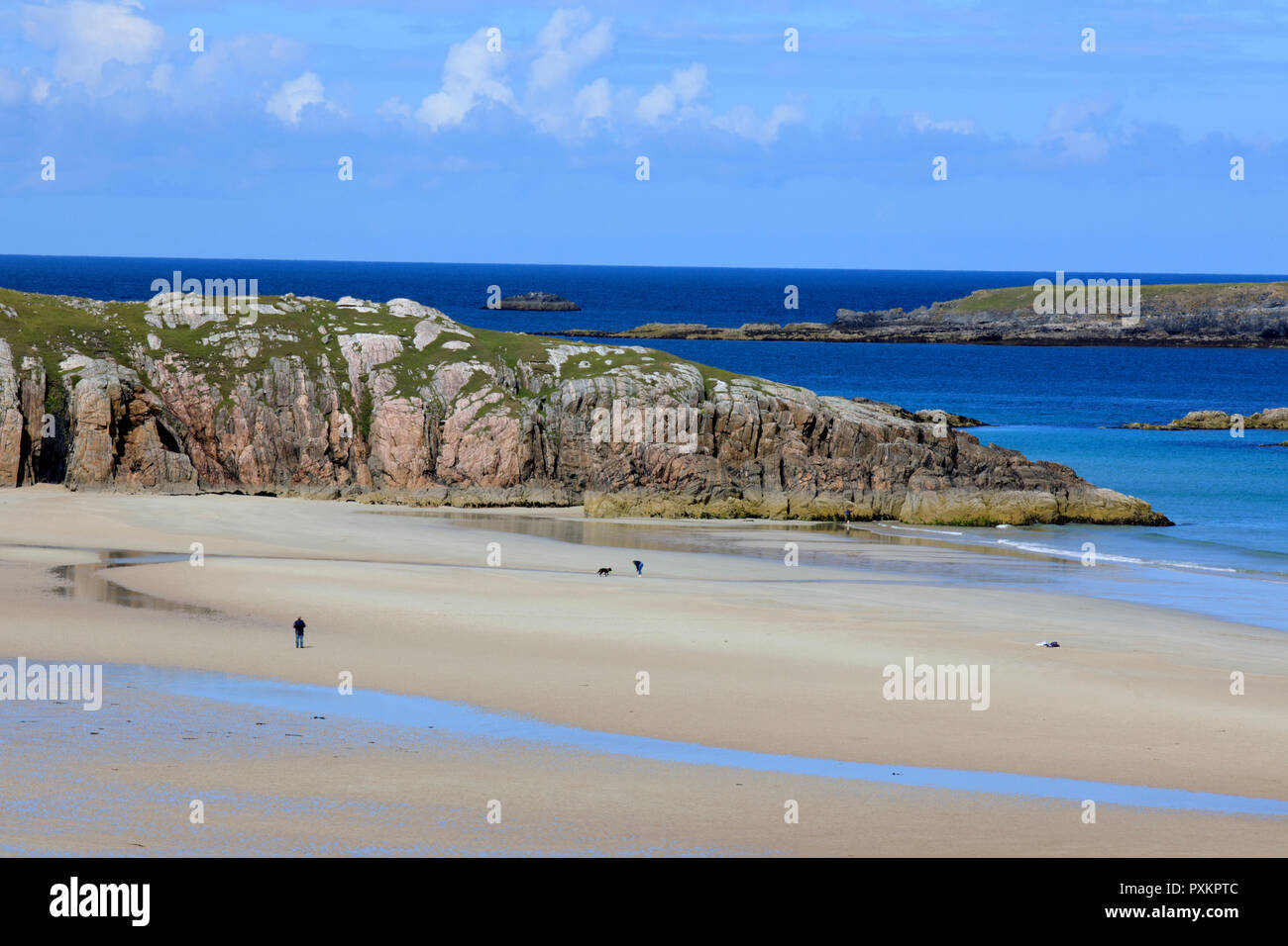 The beaches at Durness peninsula, Scotland, Highlands, United Kingdom ...