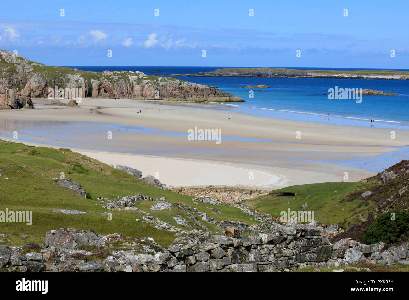 The beaches at Durness peninsula, Scotland, Highlands, United Kingdom ...
