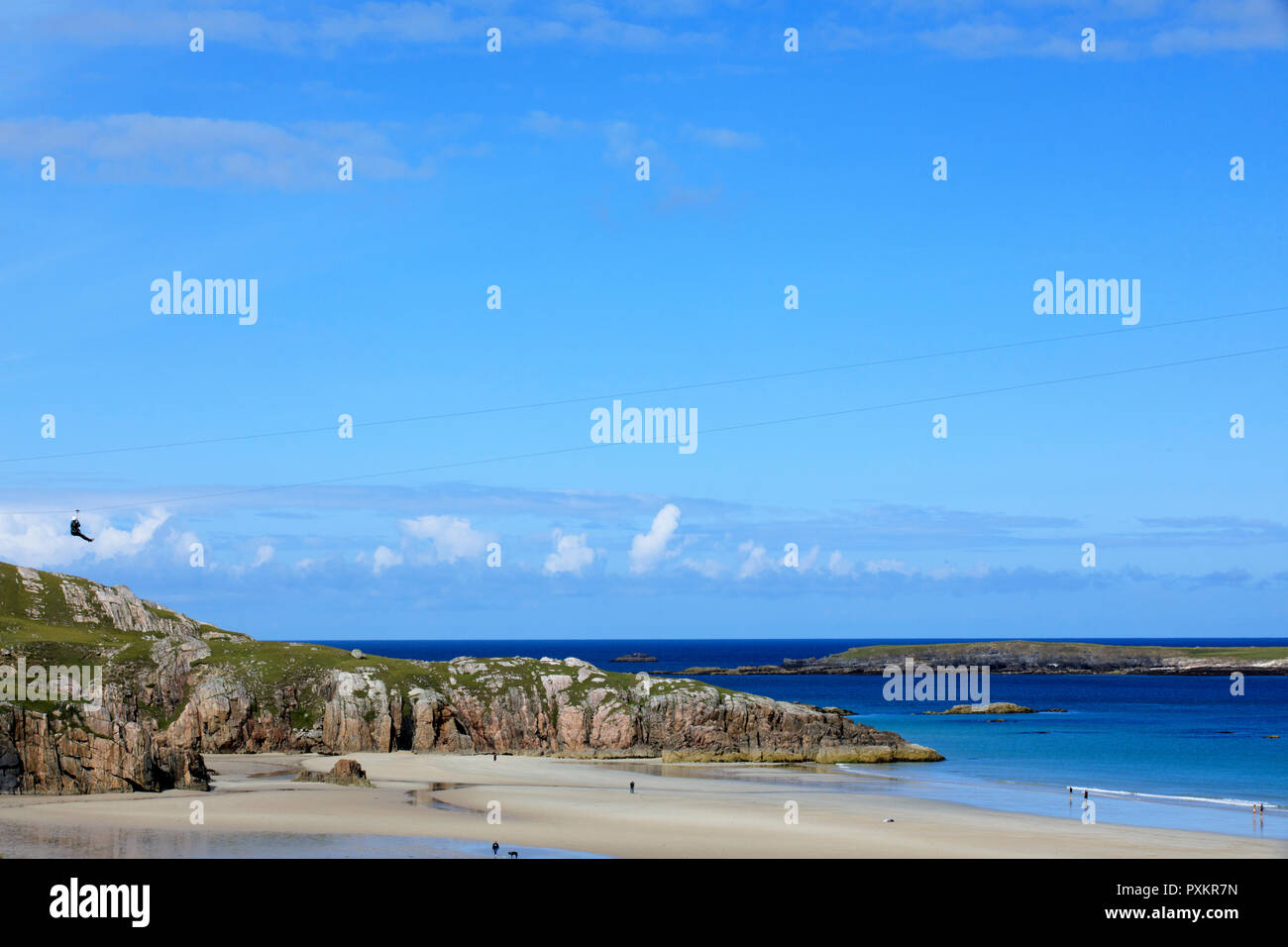 The beaches at Durness peninsula, Scotland, Highlands, United Kingdom ...