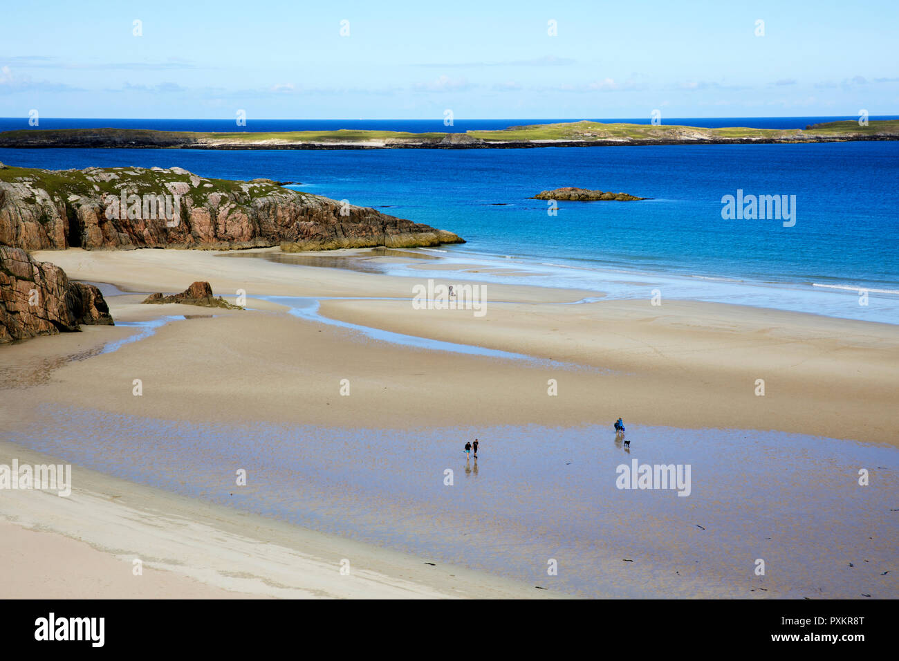 The beaches at Durness peninsula, Scotland, Highlands, United Kingdom ...