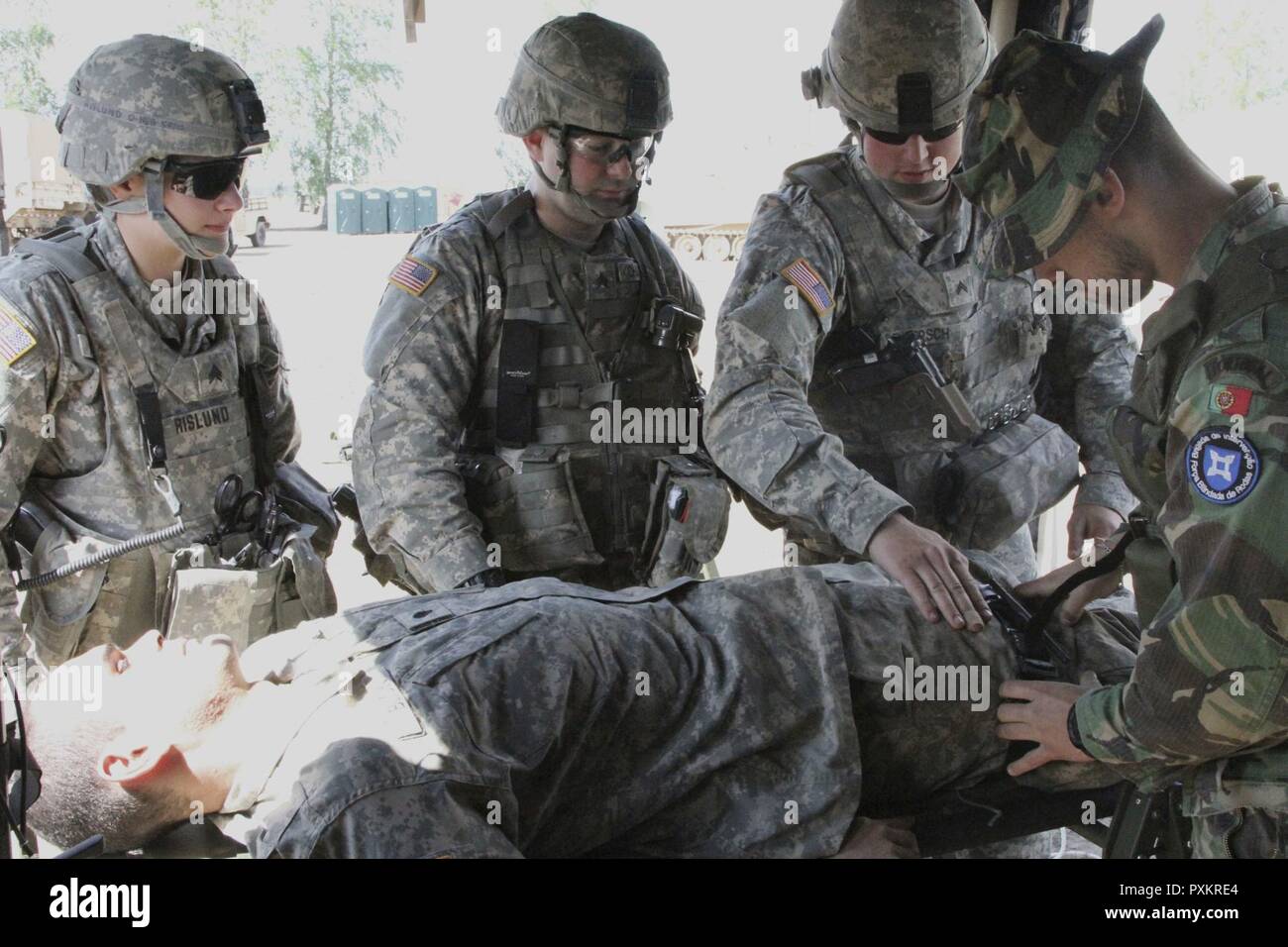 Minnesota Army National Guard Medical Soldiers work alongside Croatian ...