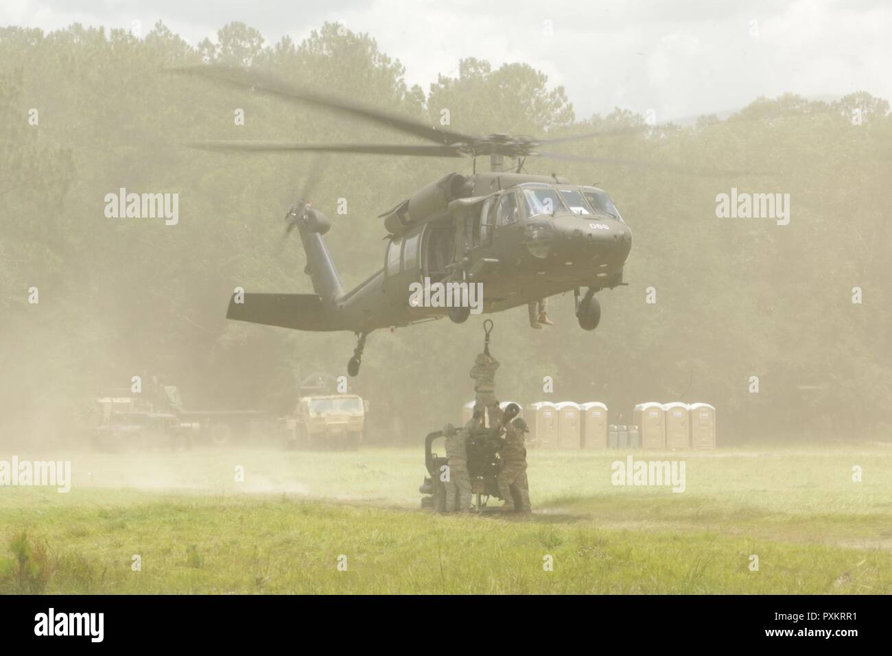 Soldiers from Alpha Battery, 1st Battalion, 118th Field Artillery, 48th ...