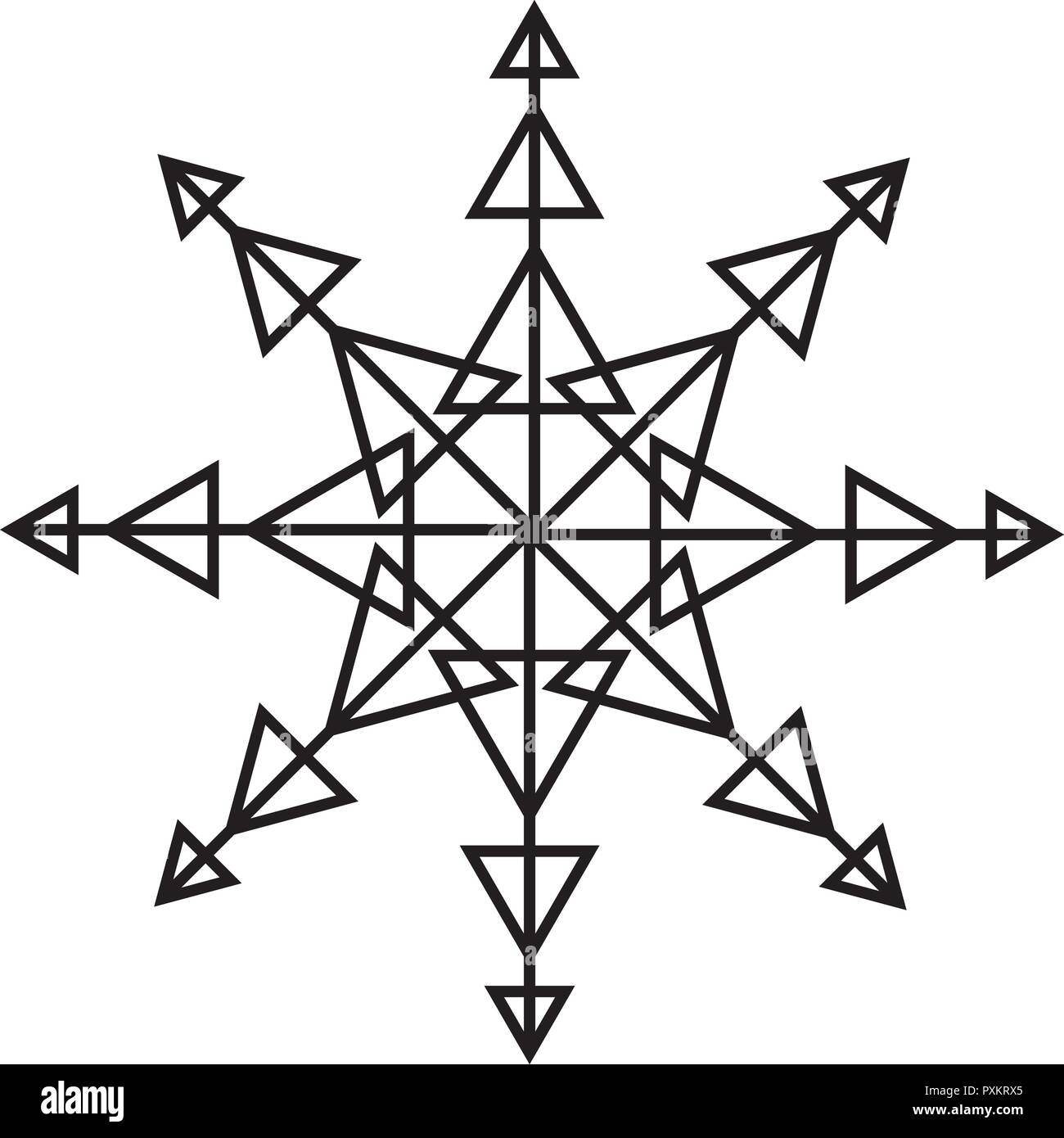 White background single snowflake Stock Vector Images - Alamy