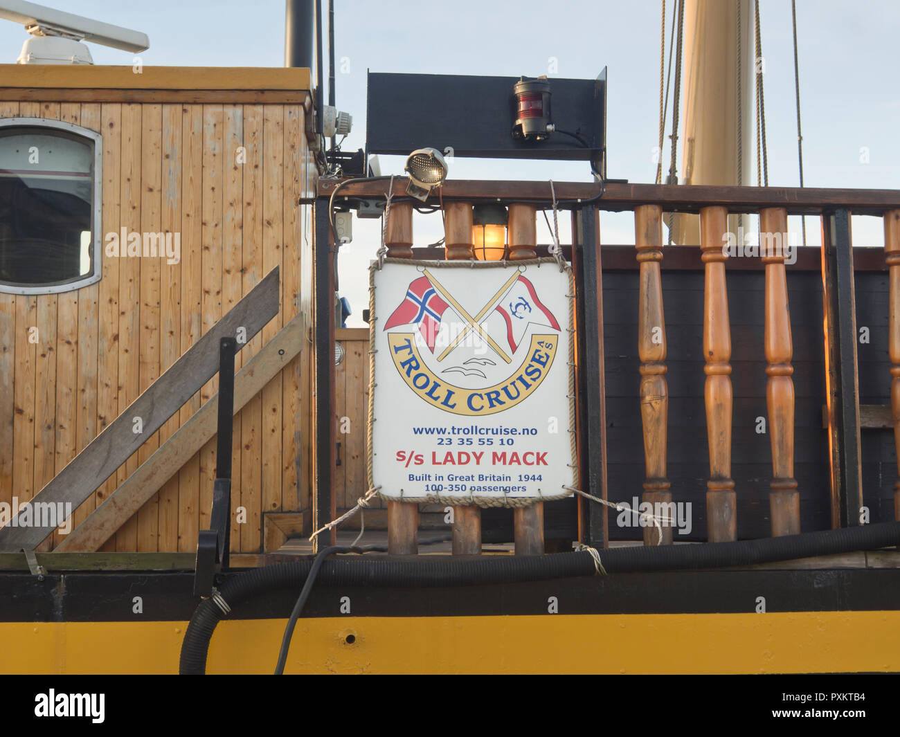 S/S Lady Mack built in Great Britain in 1944, now belonging to Troll ...