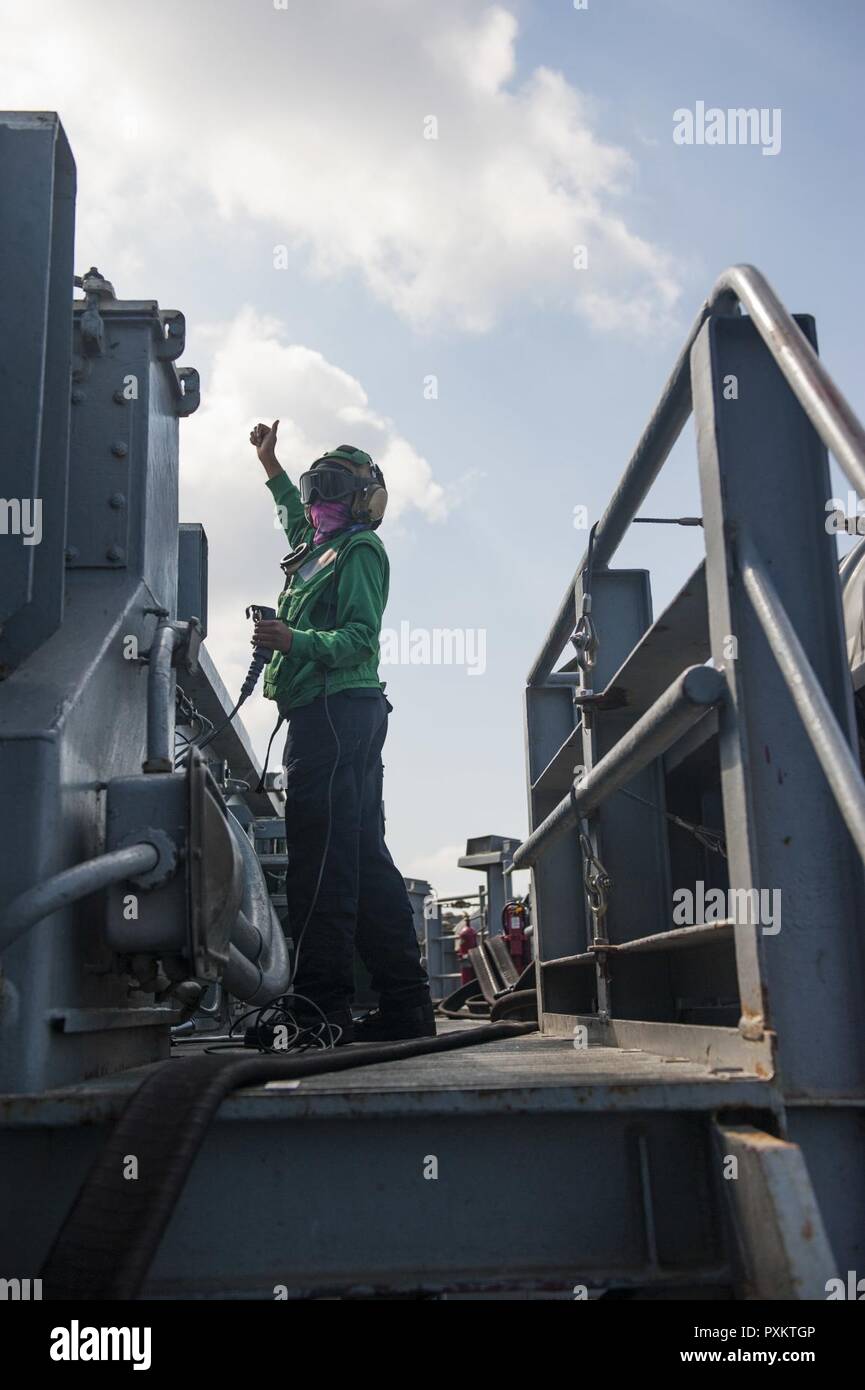 MEDITERRANEAN SEA (June 13, 2017) Aviation Boatswain’s Mate (Equipment ...