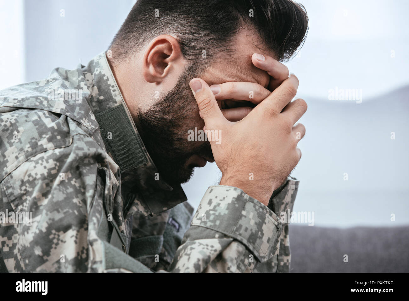 Depressed Soldier
