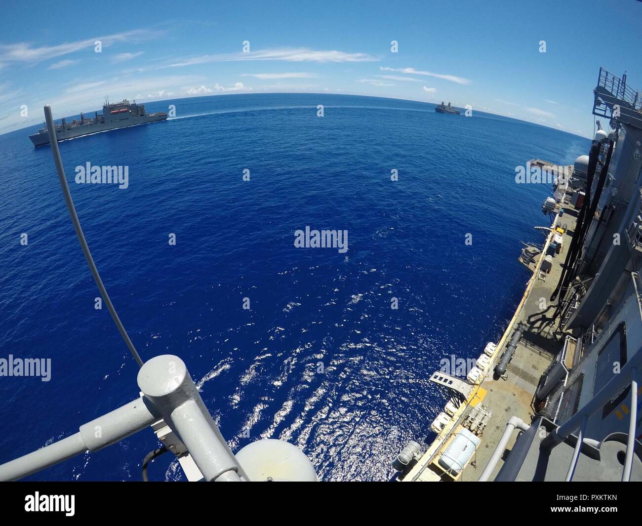 PHILIPPINE SEA (June 16, 2017) The replenishment oiler USNS ...