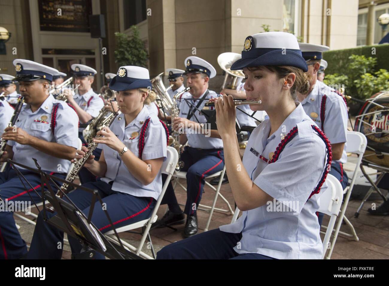 BOSTON (Jun 16, 2017) The United States Coast Guard Band performs ...