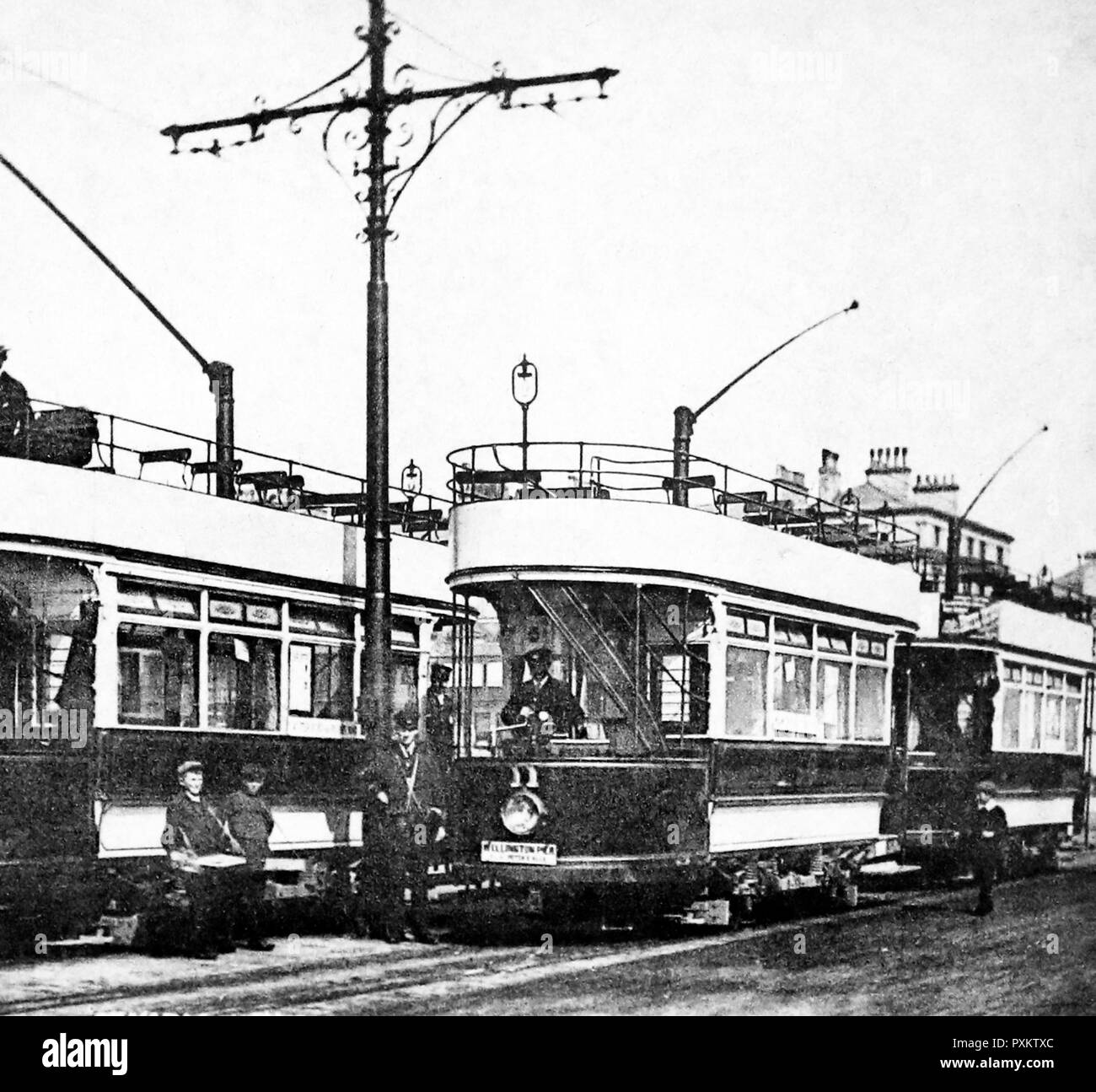 Vintage trams hi-res stock photography and images - Alamy