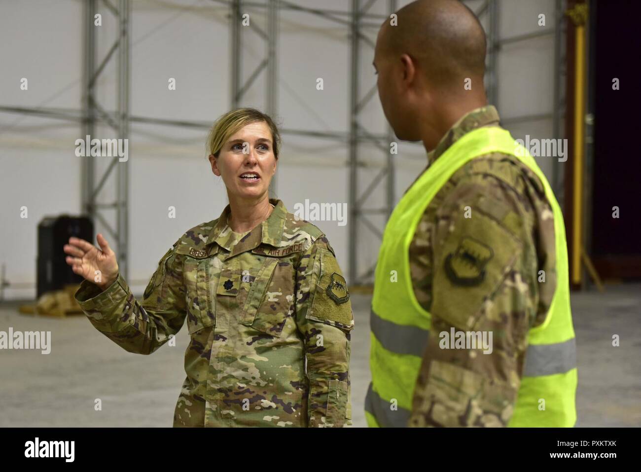 Lt. Col. Heidi Gibson, 407th Expeditionary Civil Engineer Squadron ...