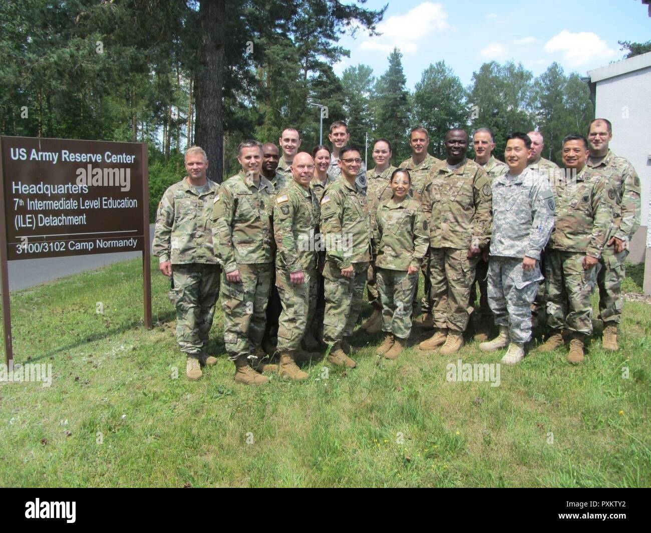 A group of the 42 U.S. Army field grade officers from various U.S. Army ...