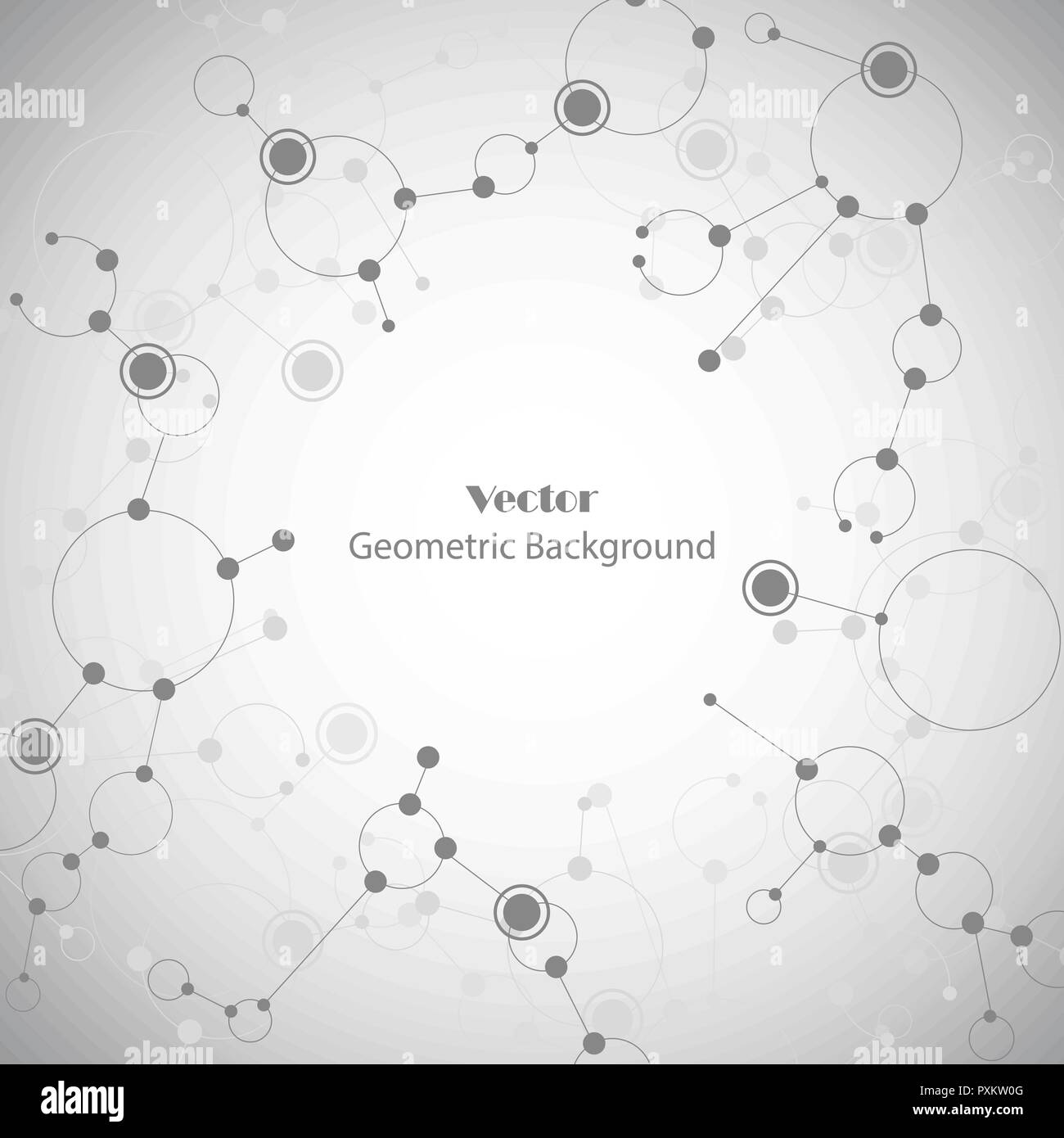 Molecule communication connected dots lines Stock Vector Images - Alamy