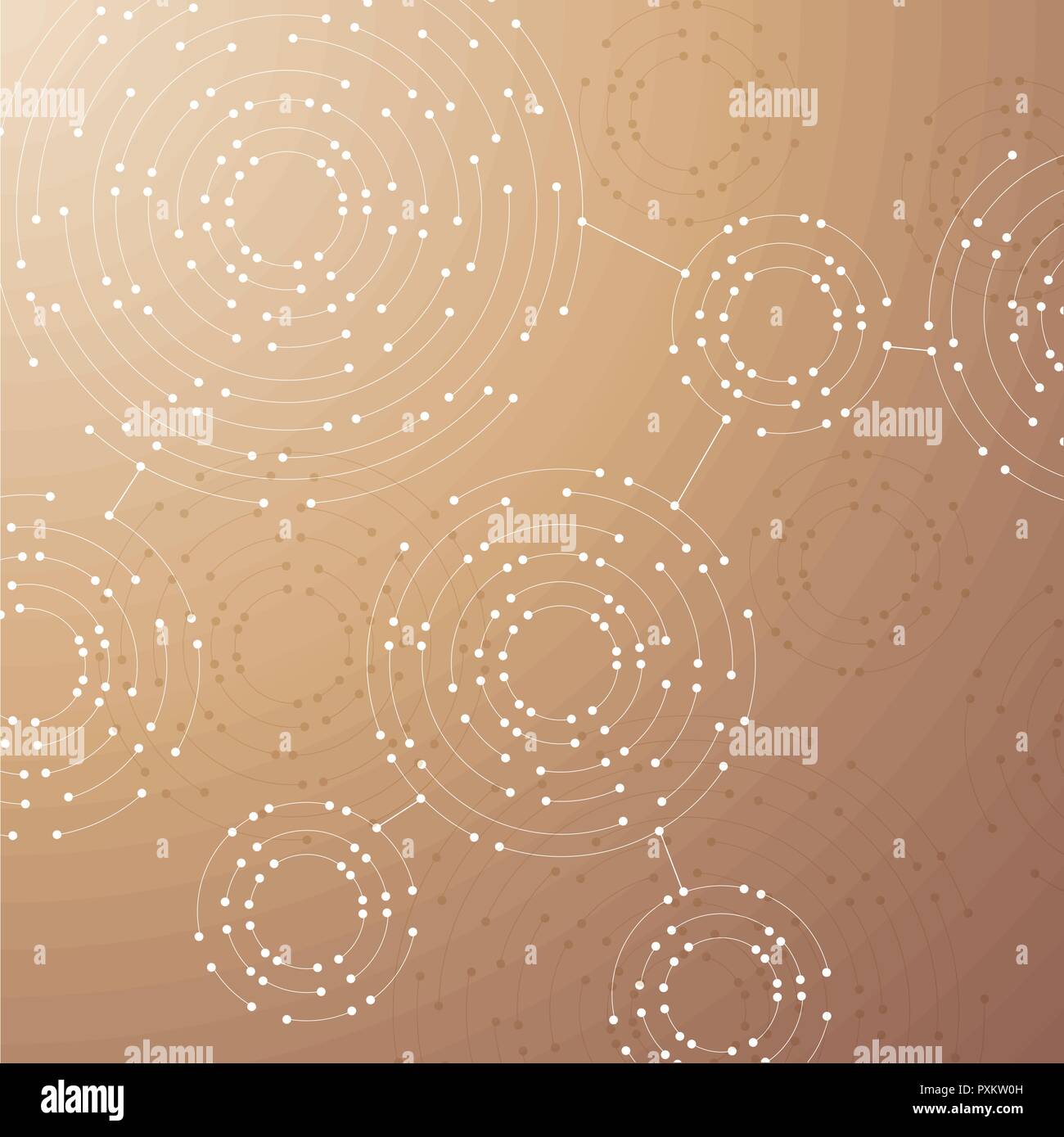 Geometric pattern with connected lines and dots Stock Vector Image ...