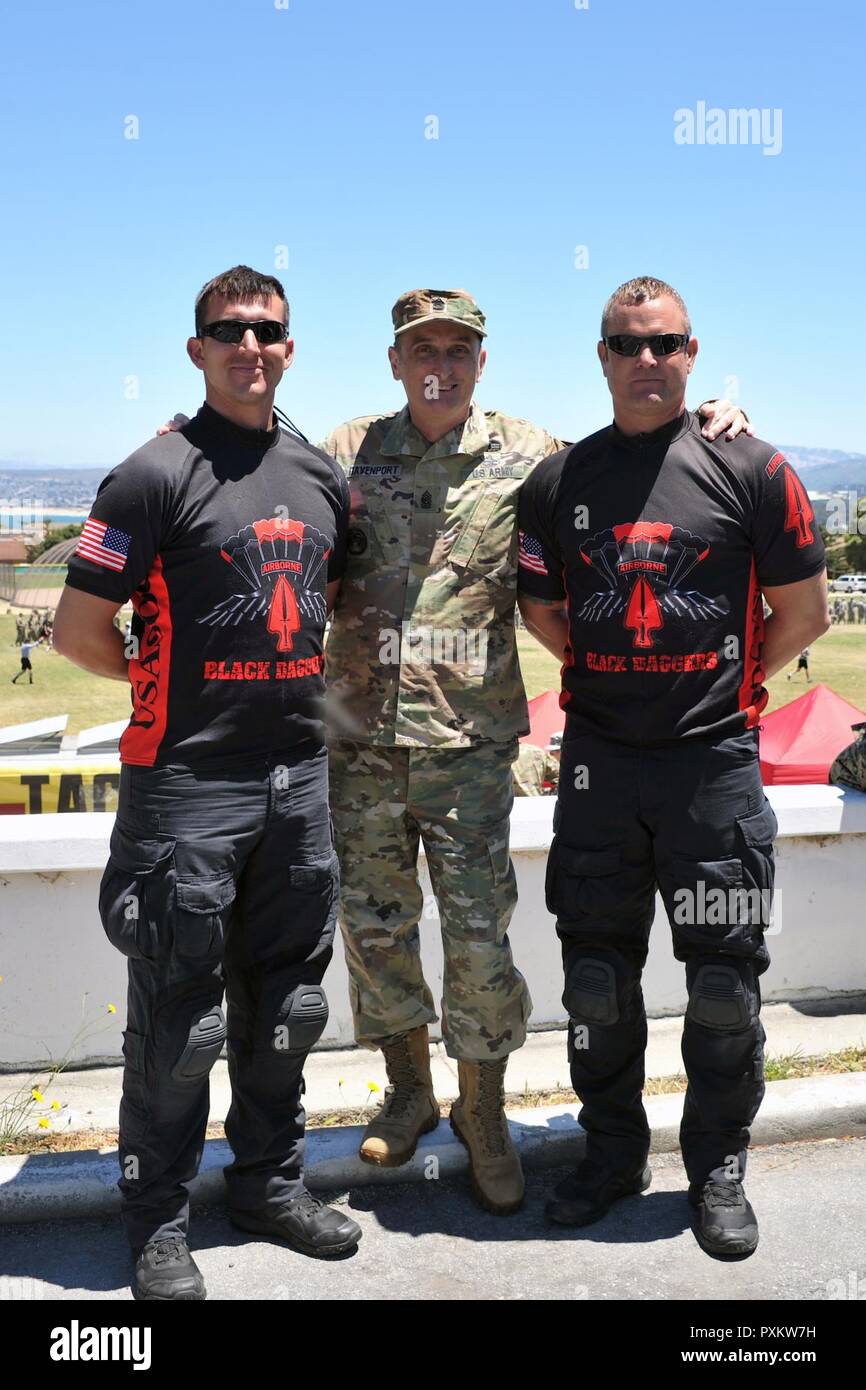Command Sgt. Maj. David Davenport, the senior enlisted leader for the U ...