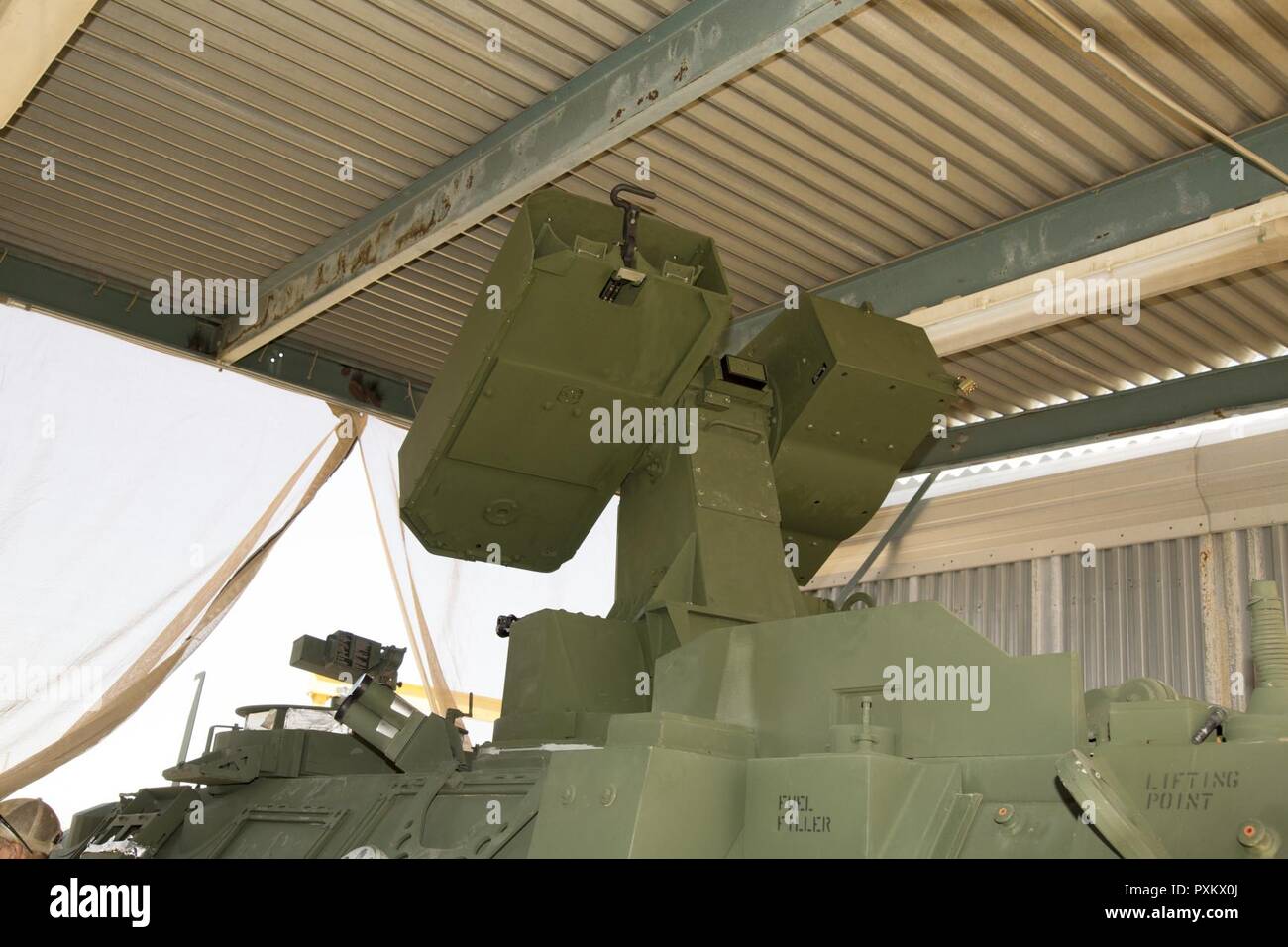 The Modified Target Acquisition, MTAS, turret swivels through its paces ...