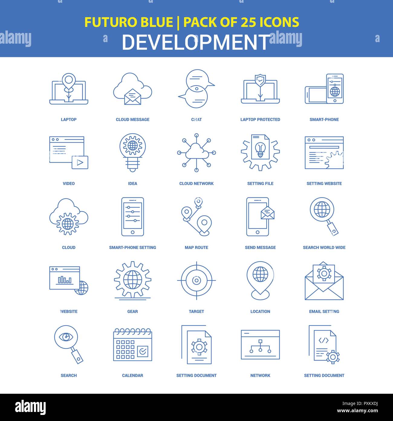 Marketing digital laptop target gear hi-res stock photography and ...