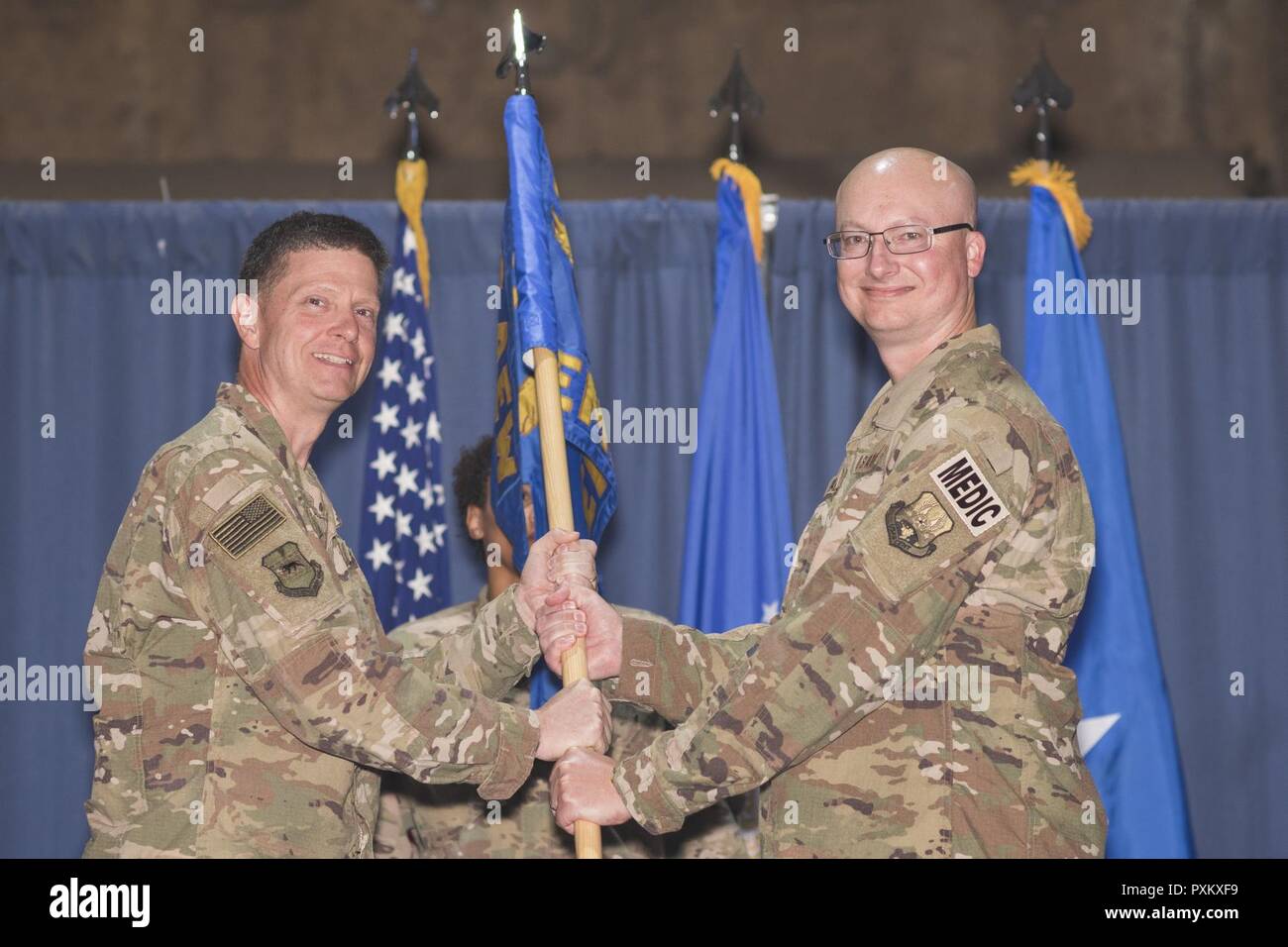 Brig. Gen. Kyle W. Robinson, 332nd Air Expeditionary Wing commander ...