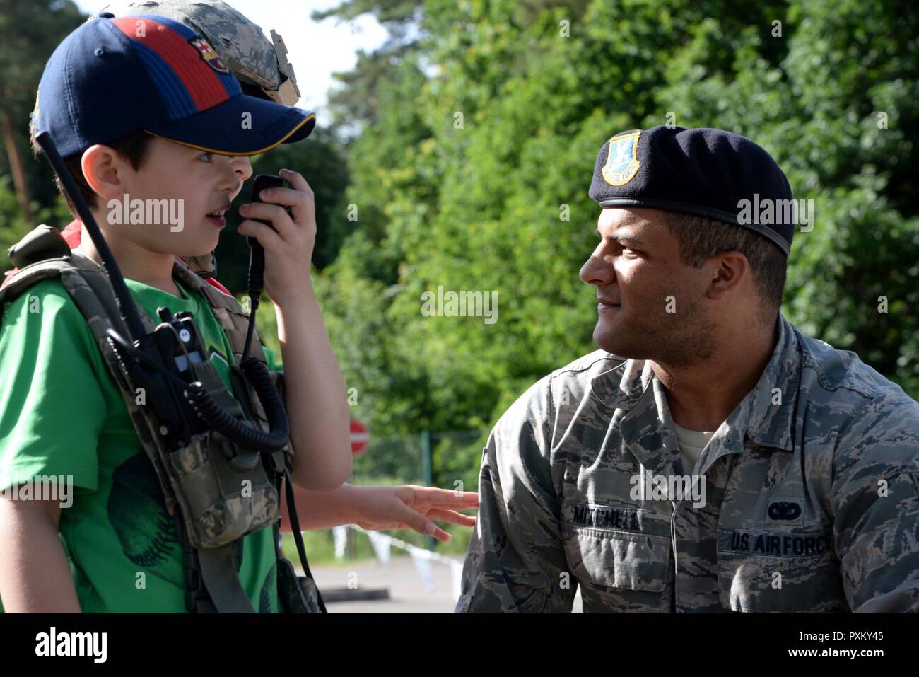 Senior Airman Tevin Mitchell, 86th Security Forces Squadron armorer ...