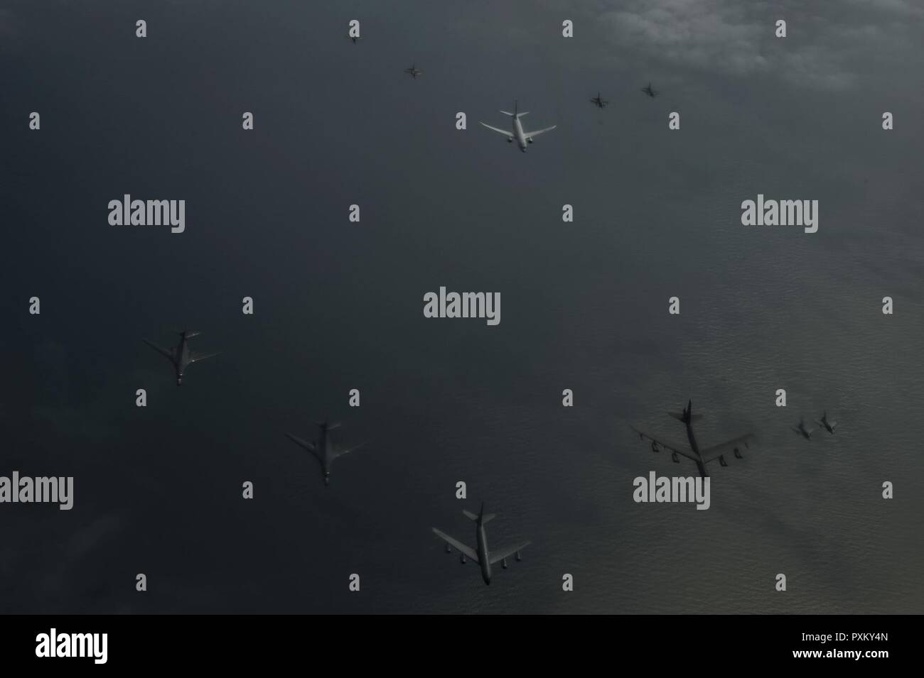 A U.S. Air Force KC-135R Stratotanker, 459th Air Refueling Squadron ...