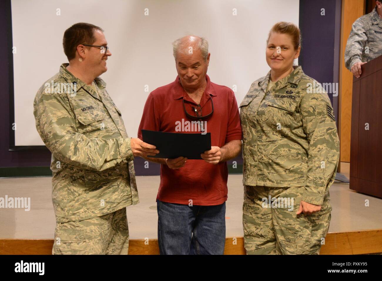 Tech. Sgt. Michelle Tharpe, 507th Air Refueling Wing chaplain assistant ...