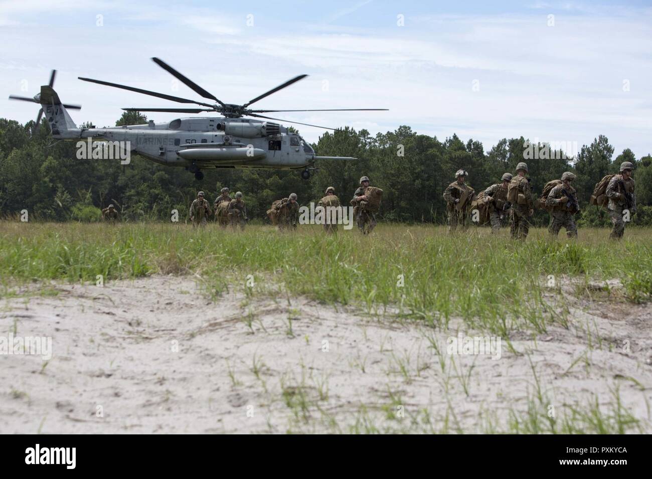 U.S. Marines with Alpha Company, 2d Combat Engineer Battalion,(2D CEB ...
