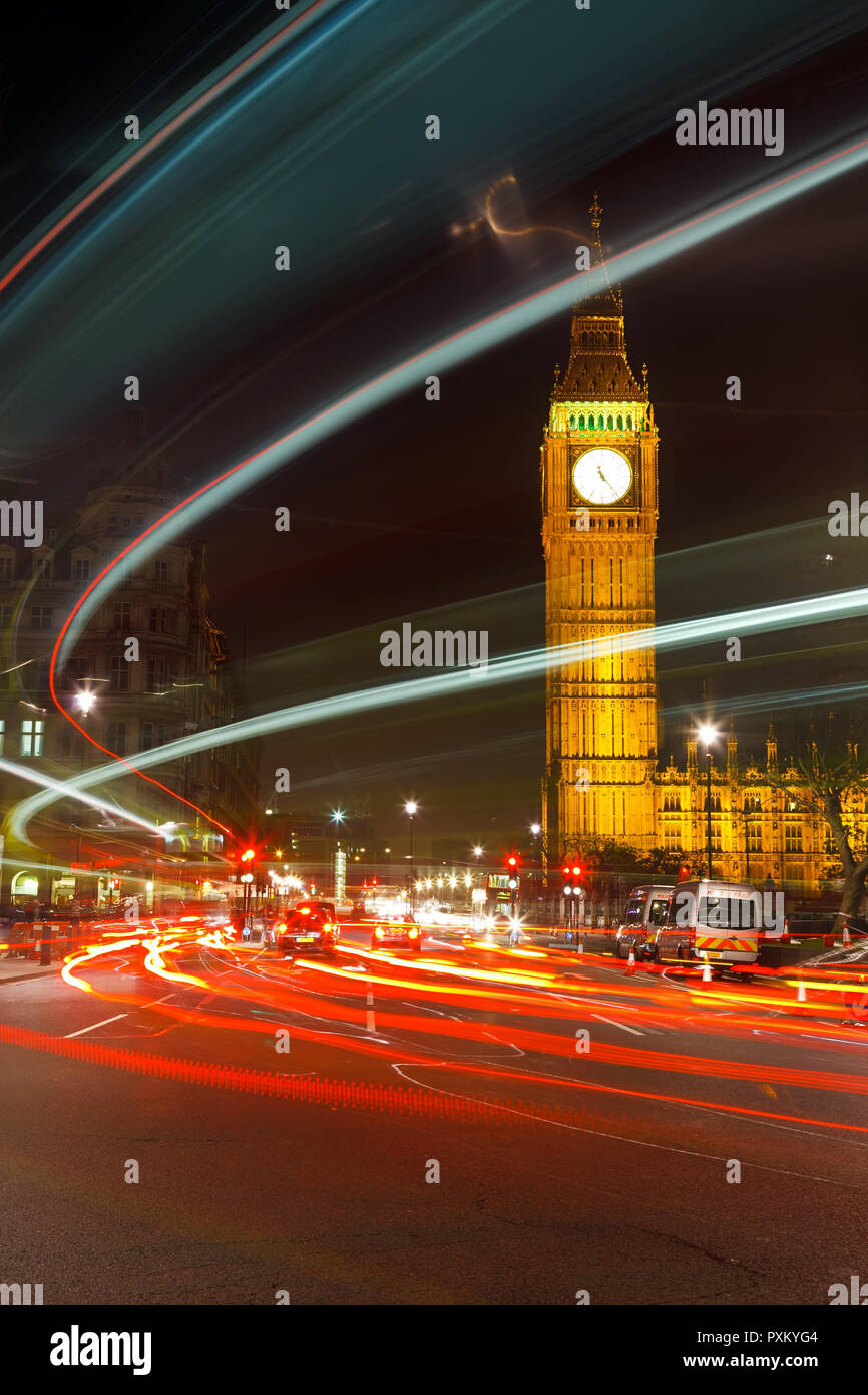 London at night, UK Stock Photo - Alamy