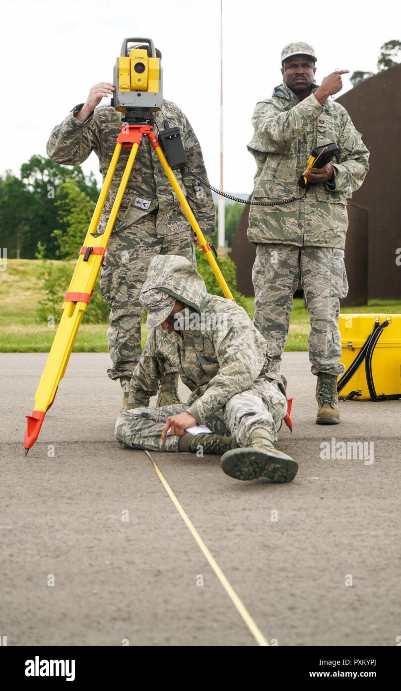 U.S. Air Force Tech. Sgt. Antonio Adolphues, right, an engineer ...