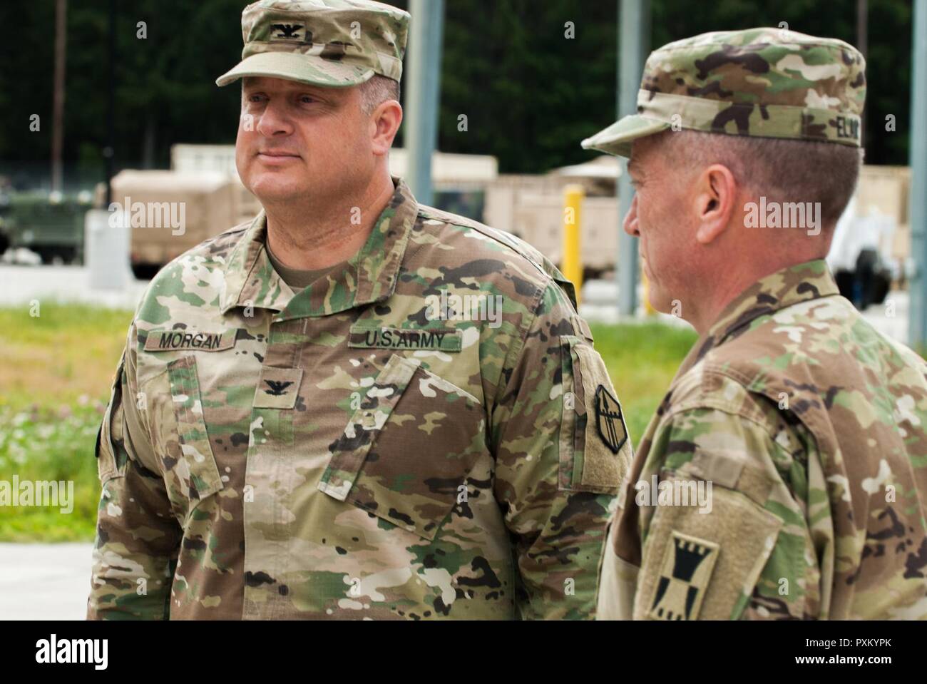 Col. William R. Morgan Jr., the outgoing commander of the 301st ...